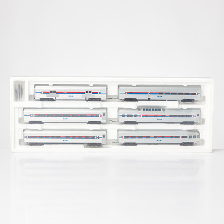 MÄRKLIN 43600. streamliner-set Amtrak, i orginalkartong, Tyskland ...