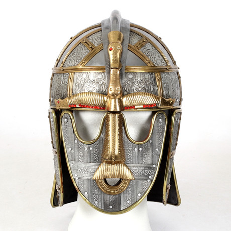 A replica Sutton Hoo helmet, 21st century. Weapons & Militaria - Armour ...