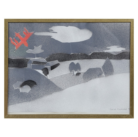 DANIEL EKSTRAND, MIXED MEDIA, SIGNED. Art - Paintings - Auctionet