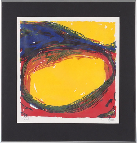 CHRISTEL COPP. “The Eye of Twilight”, woodblock print, signed and ...