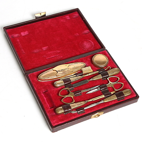 MANICURE SET IN BOX, brass and steel, 1910s/20s. Vintage & Designer ...