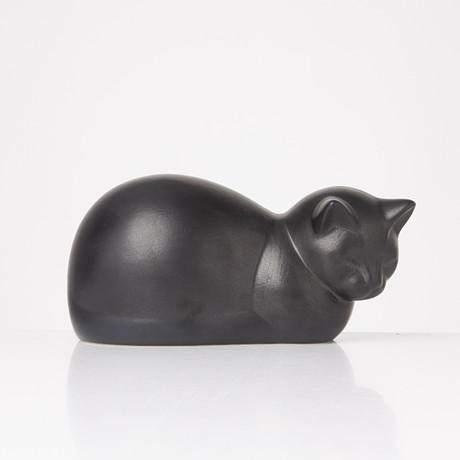 LISA LARSON. Figur, „Moses“, Steinzeug, Gustavsberg, unten signiert. Keramik & Porzellan ...