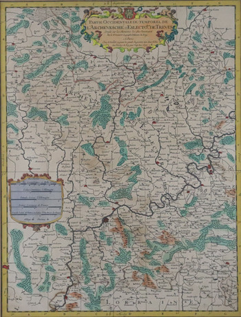 TRIER map published by Alexis-Hubert Jaillot, Paris. Books, Maps ...