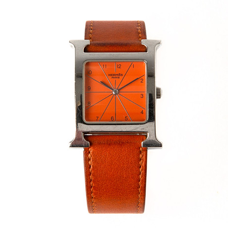 A HERMÈS, a steel “Heure H” wristwatch, circa 1993. Clocks & Watches ...