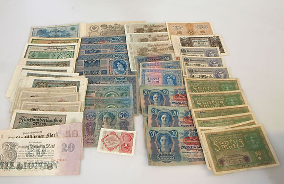 BANKNOTES, about 60 pieces, various countries. Coins, Medals & Stamps ...