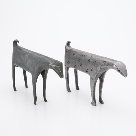 TOVE ADMAN OCH HANS EDBLAD. SCULPTURES, TWO PIECES, FAFNER. Art ...