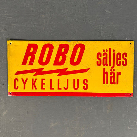 ROBO, plate plate, 1930s. Collectables - Advertising & Signs - Auctionet