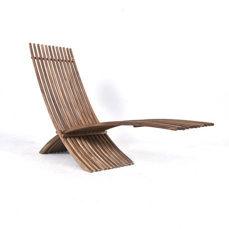 NILS-OLE ZIB. vilstol, teak, Bergaform "Skargaarden". Möbler - Fåtöljer ...