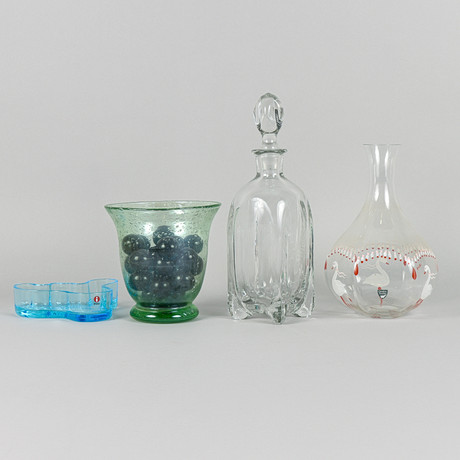 GLASS OBJECTS. Glass - Other - Auctionet