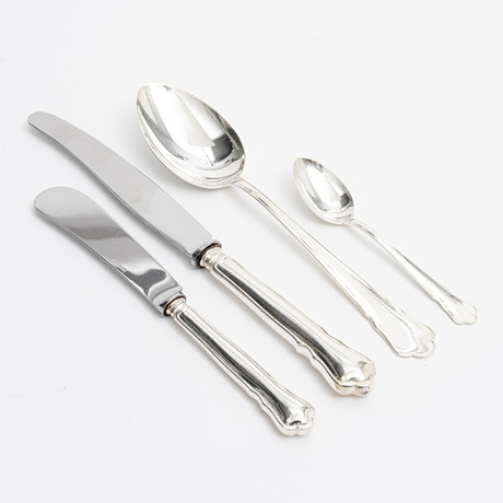 BESTICK, silver, modell Chippendale, GAB, 1950-70-tal. Silver & Metall ...