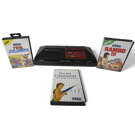 SPELKONSOLL, Sega Master System, 8 bits, Secret Commander, Time ...