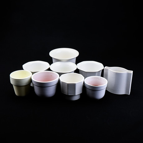 PLANTS/OUTER LINER, Steninge and Gustavsberg 9 pieces. Ceramics ...