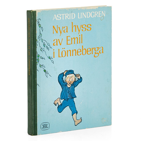 ASTRID LINDGREN, book, 1971, New hyss by Emil i Lönneberga, signed copy ...
