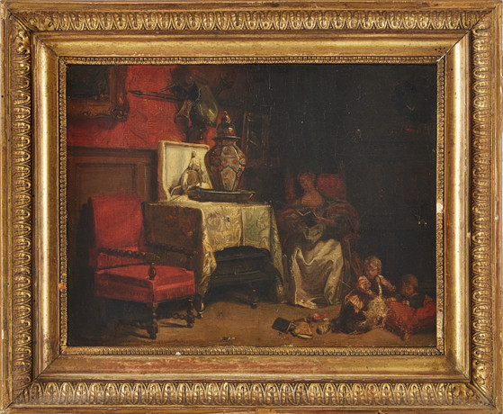 CAMILLE JOSEPH ETIENNE ROQUEPLAN. TILLSKRIVEN. (Frankrike 1800/03-1855 ...
