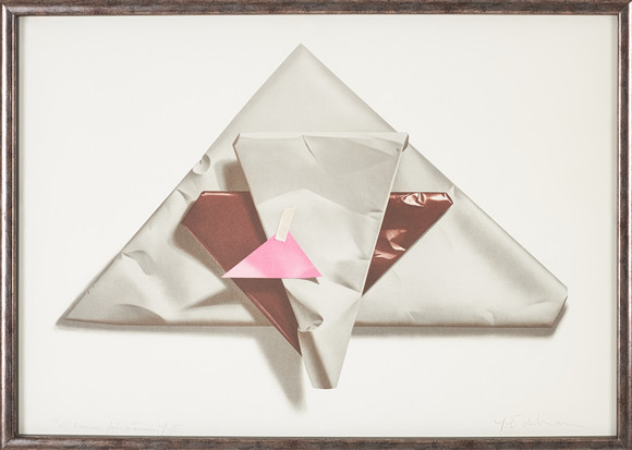 YRJÖ EDELMANN. Composition, lithograph, signed with dedication from the ...