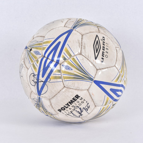 FOOTBALL, signed by HBK, 1990s. Books, Maps & Manuscripts - Autographs ...