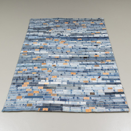 MATTA, patchwork Jeans. Mattor & Textil - Mattor - Auctionet
