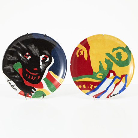 BENGT LINDSTRÖM. 2 plates, “The Wolf” in 1999 and “Sun God” in 2000 ...