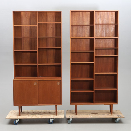 BOOKCASE. Teak, 1950s/60s, Bräntorps, 4-piece., 2 sections. Furniture ...
