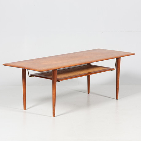 PETER HVIDT & ORLA MOLGAARD-NIELSEN. COFFEE TABLE with magazine shelf ...