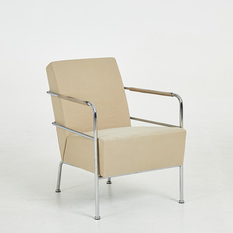 GUNILLA ALLARD. Fåtölj, "Cinema", för Lammhult, chromad stomme ...