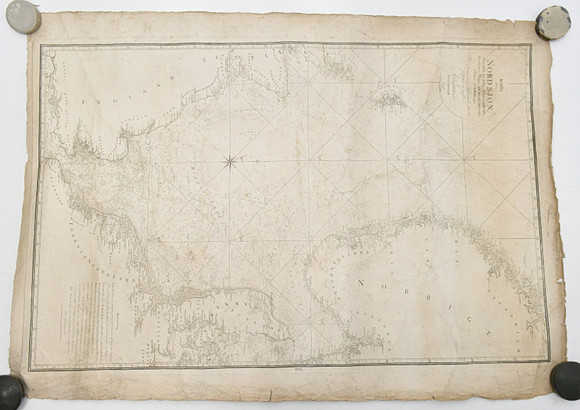 Map of the North Sea, Based on Safe Astronomical Observations, Trigon ...