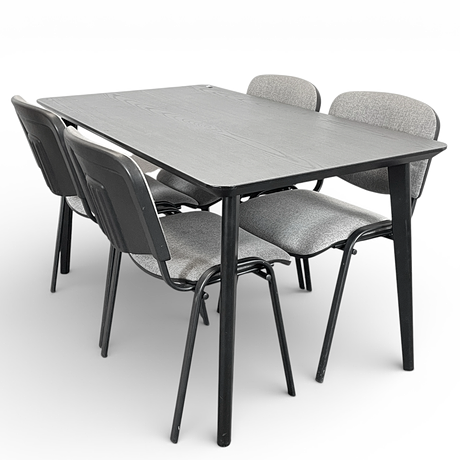 A 1 + 4 piece dining group, “Lisabo” and “Nelson”, IKEA. Furniture - Dining tables - Auctionet