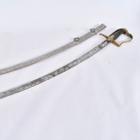 SABEL I BALJA, M/circa 1850 for officer of the Wendes Artillery ...