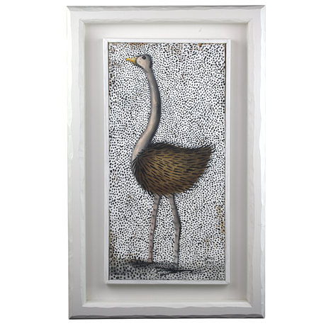 SIMON ARNE. Oil on canvas, fantasy bird, signed. Art - Paintings ...