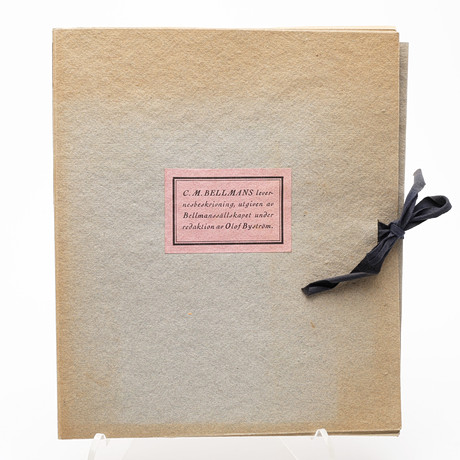 CARL MICHAEL BELLMAN'S LIFE DESCRIPTION WITH A FACSIMILE PRINT OF HIS ...