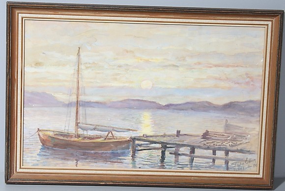 BROTHER TYCHO ÖDBERG. oil on Board, signed and dated. Art - Paintings ...