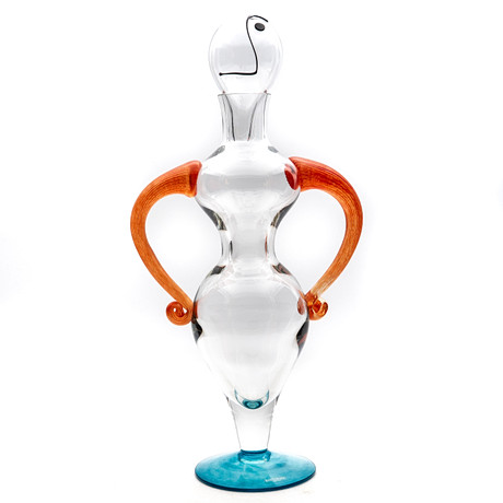 KJELL ENGMAN. Decanter, Glass, Signed, Kosta Boda. Glass - Art glass - Auctionet