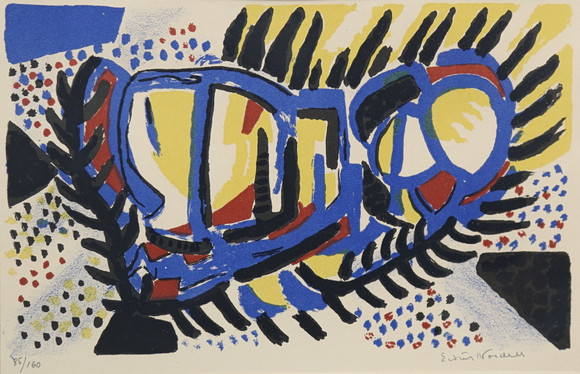 ESKIL NORDELL. värillinen litografia, signeerattu ja numeroitu. Taide ...