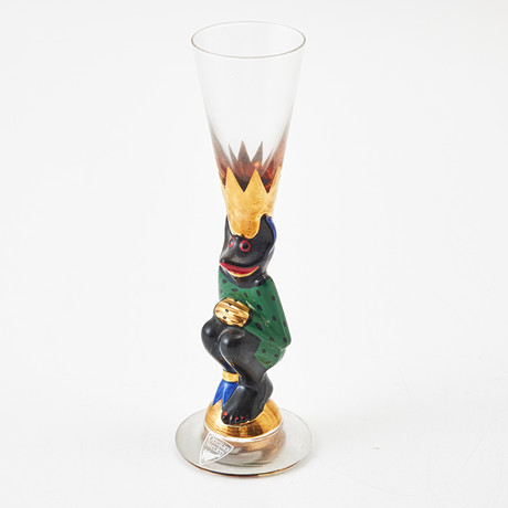 GUNNAR CYRÉN. Snapsglas, s.k. "djävulsglas", specialutgåva, "Nobel ...