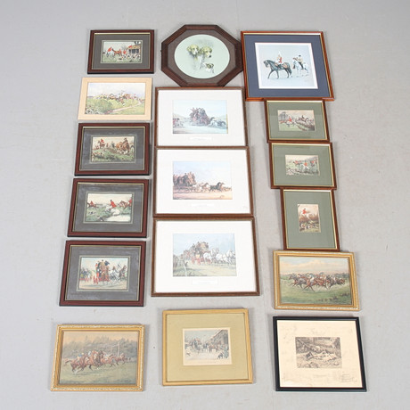 MÄÄRÄ ERILAISIA URHEILULLISIA TULOSTEITA. Taide - Grafiikka - Auctionet