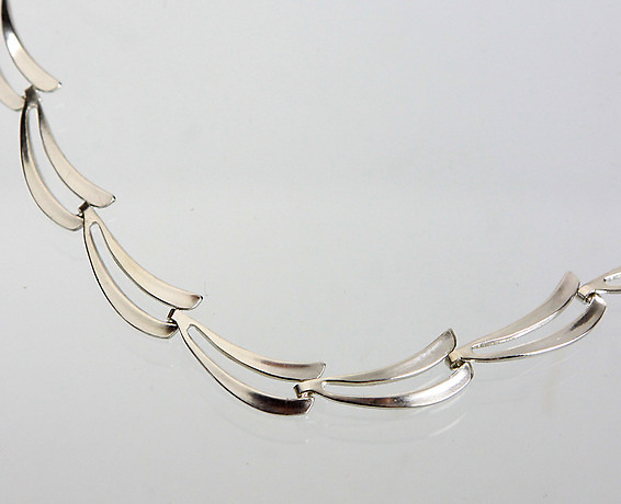 HALSBAND DESIGNER, art deco silver 835. Smycken & Ädelstenar - Collier ...