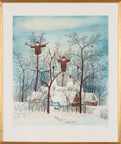 IVAN LACKOVIC, färglitografi, signerad och numrerad 78/200. Konst ...