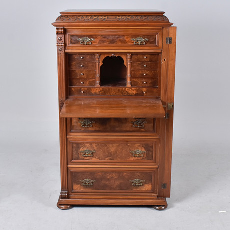 A late 19th century Neo-Renaissance secretary. Furniture - Chests of ...