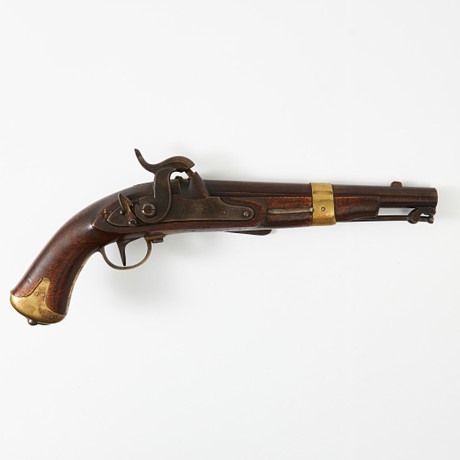 SLAGLÅSPISTOL, Swedish, Swedish, m/1854 for the fleet, no 1145 ...