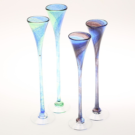 HELENA GIBSON. Glass, 4 pcs. Glass - Other - Auctionet