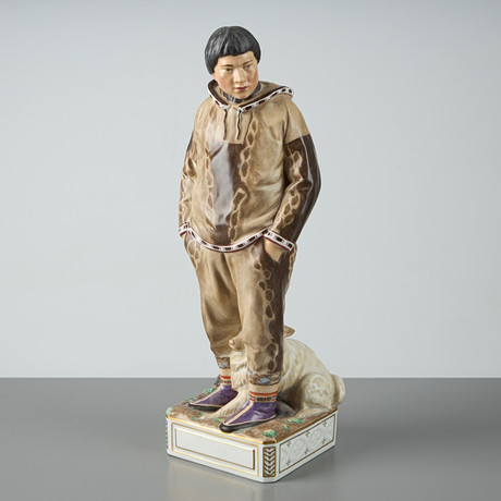 CARL MARTIN-HANSEN. Figurin. Grönland, nr 12225 , Royal Copenhagen ...