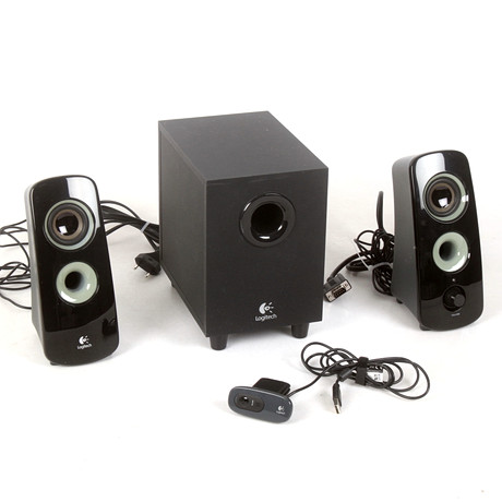 3-piece sound system, Logitech, 2000's. Miscellaneous - Modern consumer ...