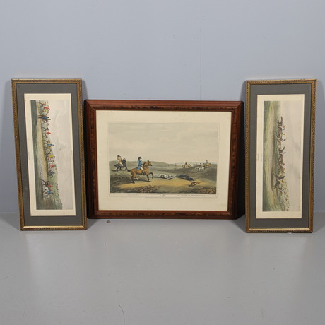 HENRY THOMAS ALKEN (1784-1851). TVÅ KEHYSTETTYJÄ KAIVERRUKSIA, JA ...