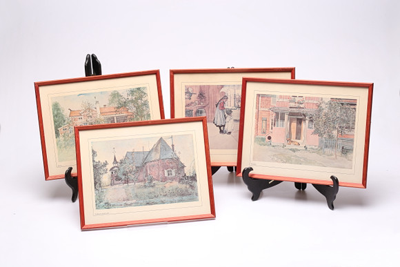 AFTER CARL LARSSON. prints, 4 pcs. Art - Engravings & Prints - Auctionet