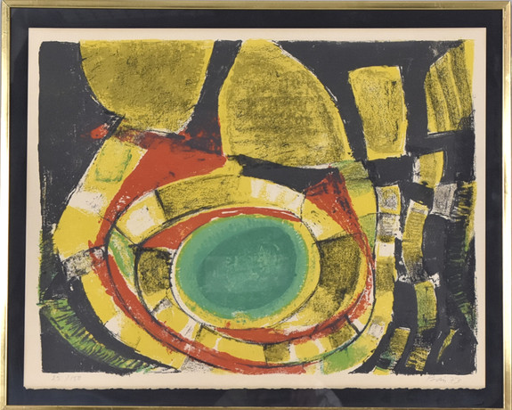 GUSTAVE BOLIN. värillinen litografia, ”Valo pohjoisessa yössä”. Taide ...