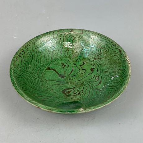 CHINESE MARBLEISED POTTERY BOWL. Asiatica - Ceramics & Porcelain ...