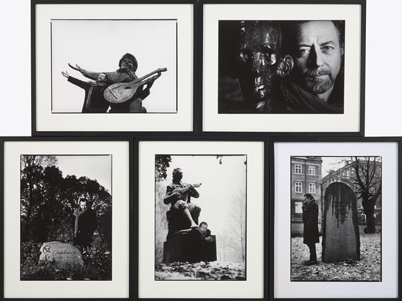 PETER KJELLERÅS (F. 1947). FEM FOTOGRAFIER, Ulf Lundell, alle fotos ...
