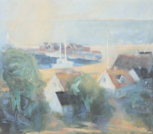 LENNART CEDERSTAM. Kyrkbacken Ven, värilitografia, signeerattu. Taide ...