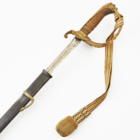 A Swedish sabel, circa 1870, for infantry officer G.E. Svalling ...