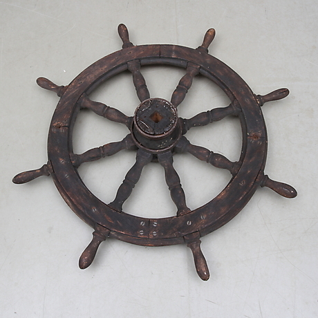 SHIP'S STEERING WHEEL, early 20th century. Miscellaneous - Technica ...